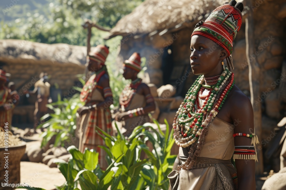 Culinary Heritage in Motion: A Traditional Zulu Gathering Showcases ...