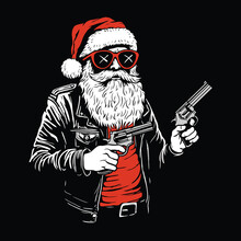 Santa With A Gun Free Stock Photo - Public Domain Pictures