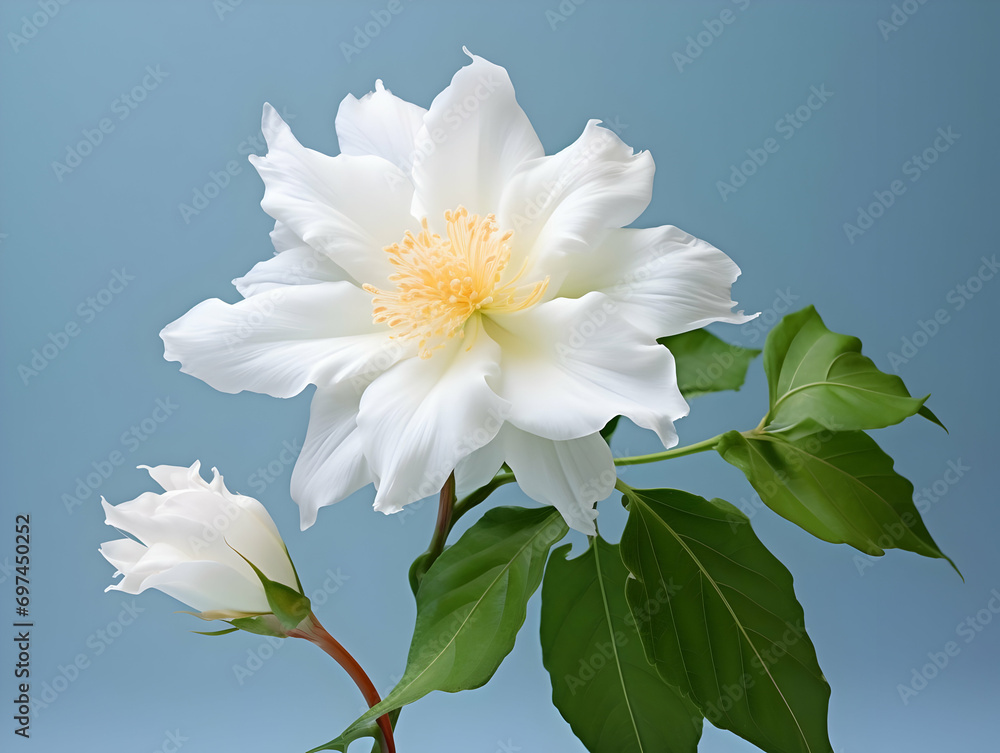 Brahma flower in studio background, single brahma flower, Beautiful ...