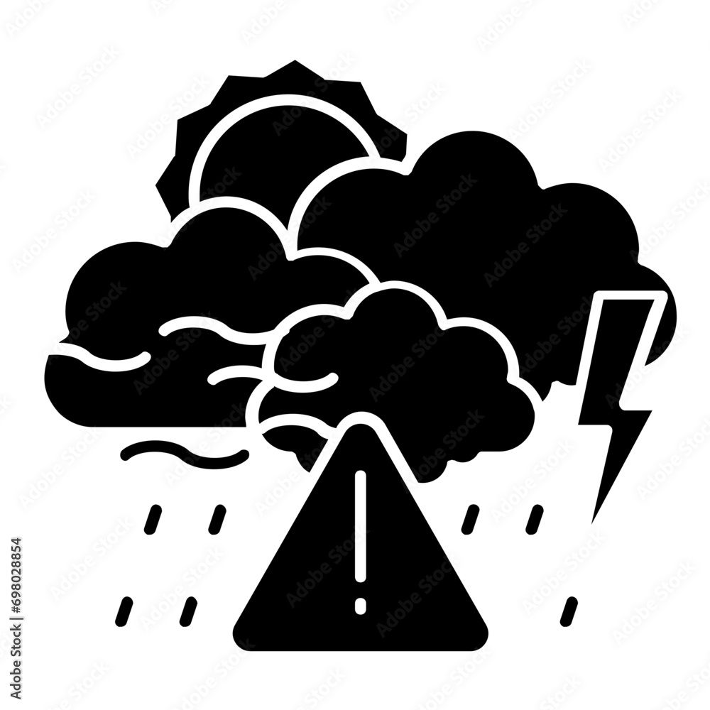 weather alert icon Stock Vector | Adobe Stock