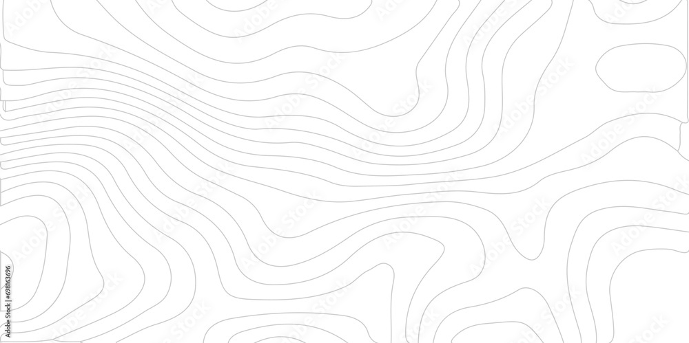 Abstract topographic wavy curve line background. Topography map pattern ...