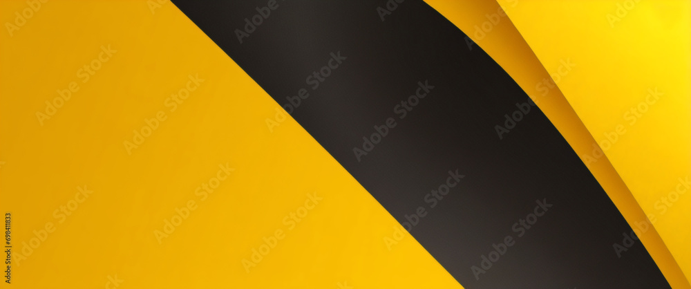 Plantilla abstracta triángulos geométricos amarillos contrastan fondo ...