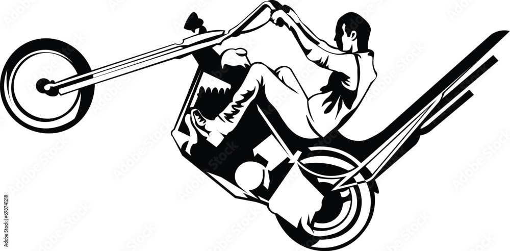 Cartoon Black and White Isolated Illustration Vector Of A Person Doing ...