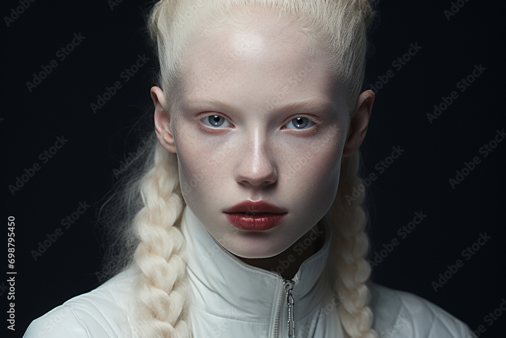 albino people human woman men girl boy Congenital disease, absence of ...