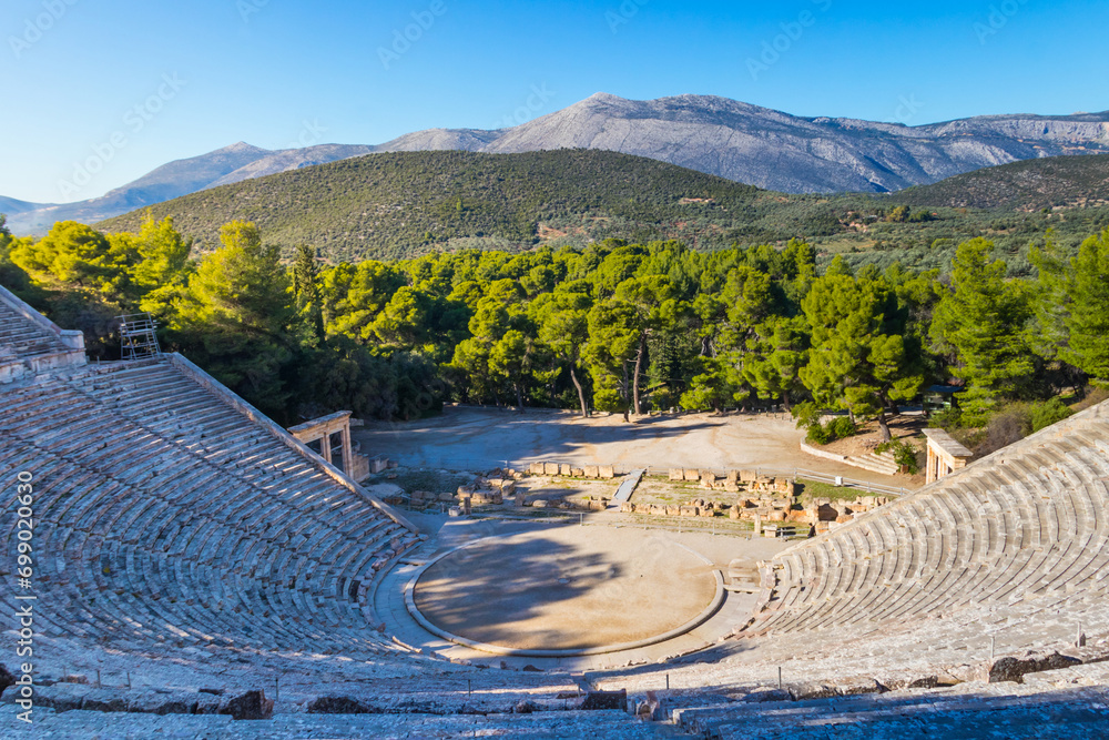 Ancient Theatre of Epidaurus is theatre in Greek city of Epidaurus ...
