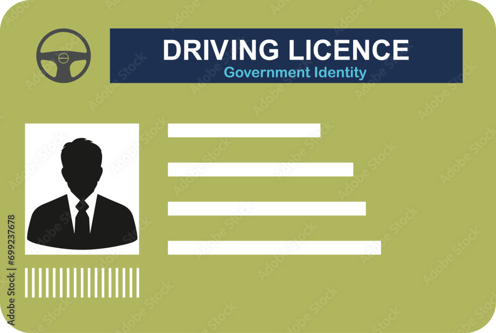 Vetor Drivers license icon | driver license card | identification ...