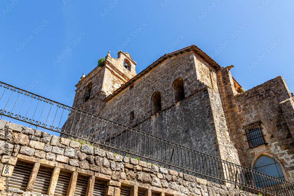 Стокове фото Laredo, Spain. The Iglesia de Santa Maria de la Asuncion ...