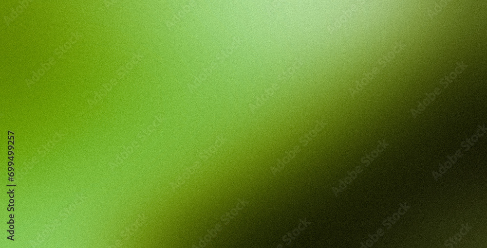 Dark green grainy color gradient background glowing noise texture cover ...