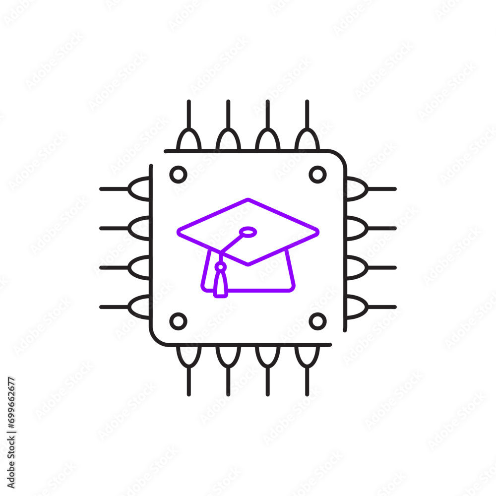 Education, data, icon, learning, analytics, digital, insights ...