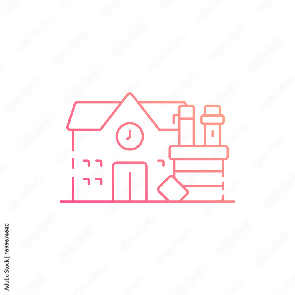 Vector de Stock School building, education, institution, architecture ...