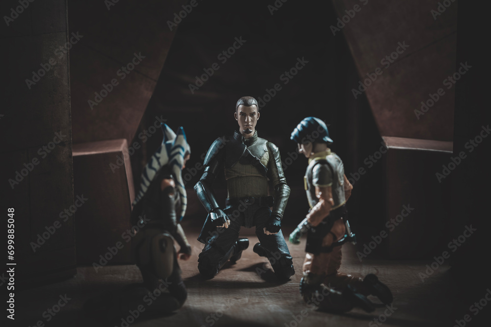 Stock-Foto „NEW YORK, USA: DEC 29 2023 - scene from Star Wars Rebels ...