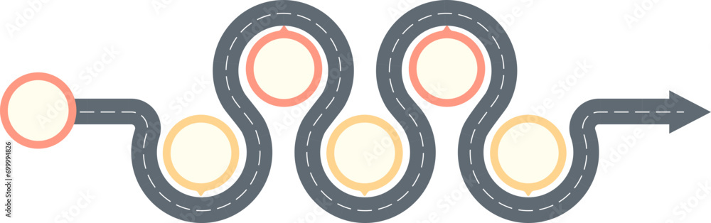 Circular Roadmap Timeline Diagram Infographic Stock Vector | Adobe Stock Circular Roadmap Timeline Diagram Infographic Stock Vector | Adobe Stock