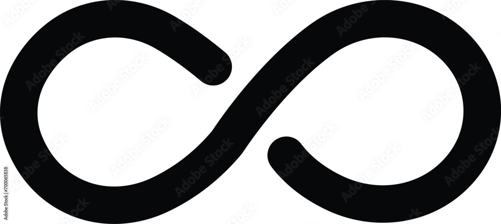 Infinity icon. Eternity, infinite, endless and forever loop symbol sign ...