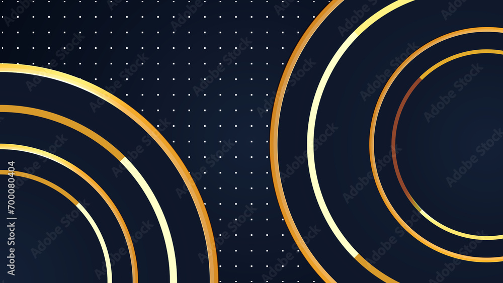 Premium luxury circles moving in and out background. Luxurious ...