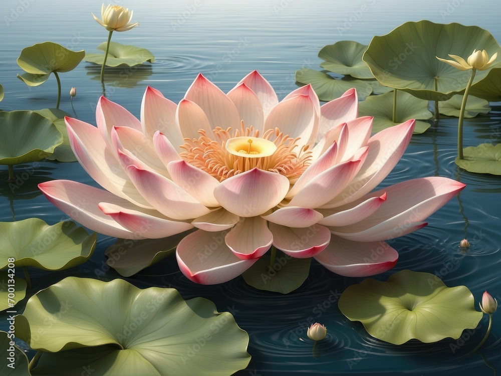 hyper realistic flower image wallpaper full hd, high resolution Stock ...