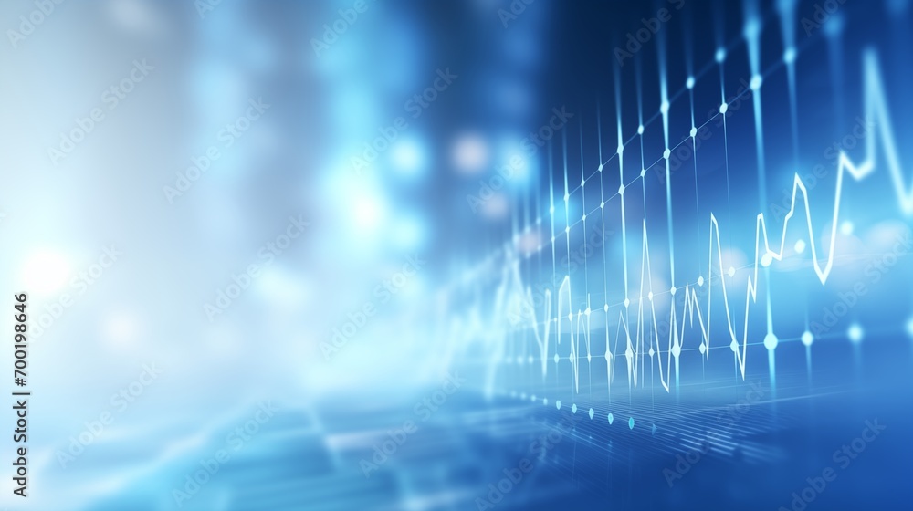 Medical light blue background for complex medical data, aiding in ...