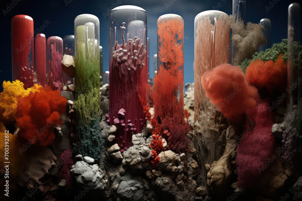 The microbial diversity in Arctic soils, emphasizing the unique ...