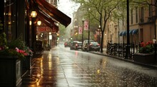 Rainy Day By Alex Rozwadowski Free Stock Photo - Public Domain Pictures