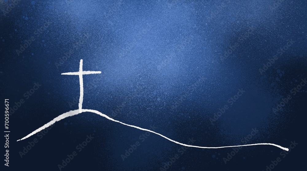 cross drawings for background religious concept illustration Can be ...