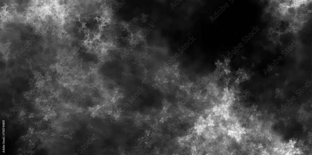 White natural effect pattern on black. Atmosphere overlay effect. smoke ...