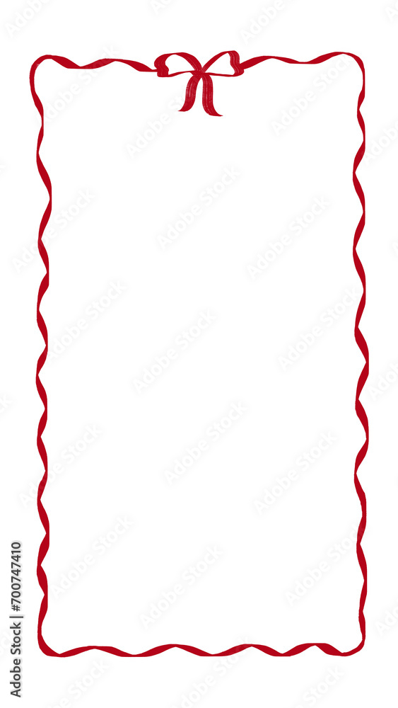 Ilustración de Stock Marco rojo con mono y ondas para redes sociales ...