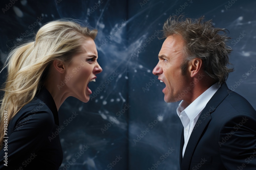 Family quarrel, negative interpersonal relationships, hatred and ...