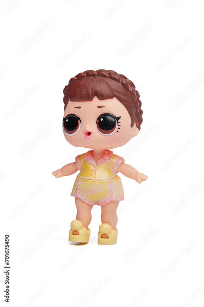 Uzhhorod, Ukraine - December 29, 2023: Cute little L.O.L. Surprise doll ...