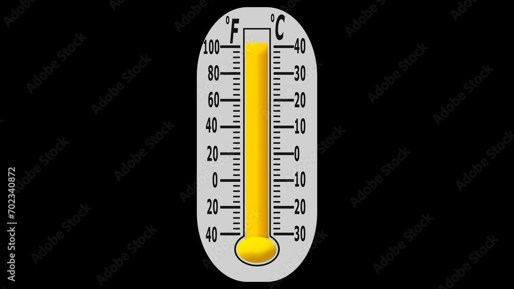 Clinical Thermometer sign illustration for technology and science ...