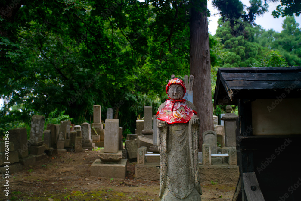 Matsumae, Hokkaido, Japan - August 19, 2023 - Scene of Ryuunin Temple ...