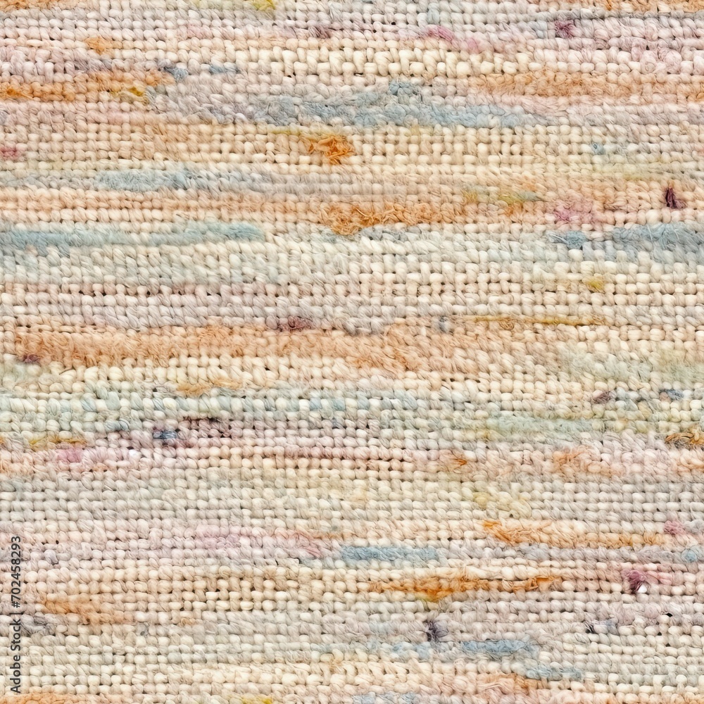 Seamless beige wooven fabric flatten boucle pattern background Stock ...