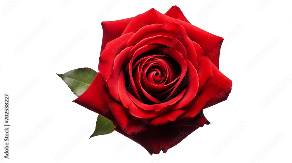 Photo Stock red rose isolated on white | Adobe Stock