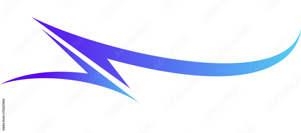 blue curve arrow waves race car livery sticker design background Stock ...