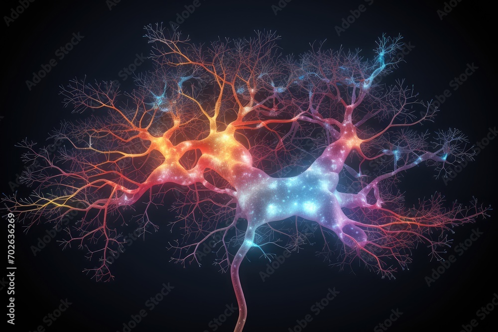 Neuronal learning, 3d neurons forge new connections, strengthening the ...