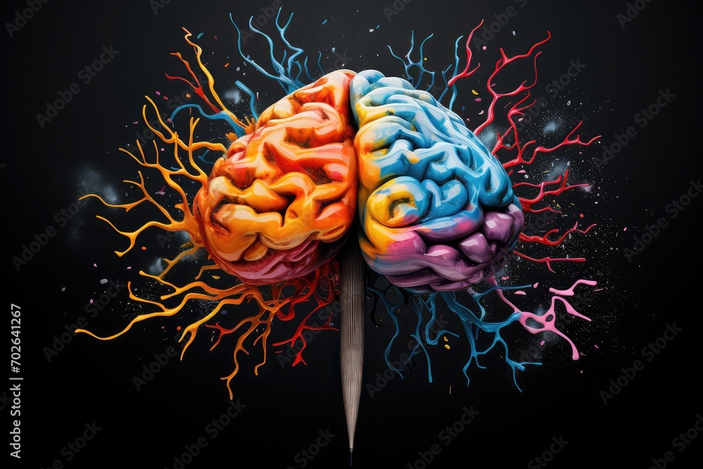 Brain Neurons and synapses, neurotransmitters in cortex ...
