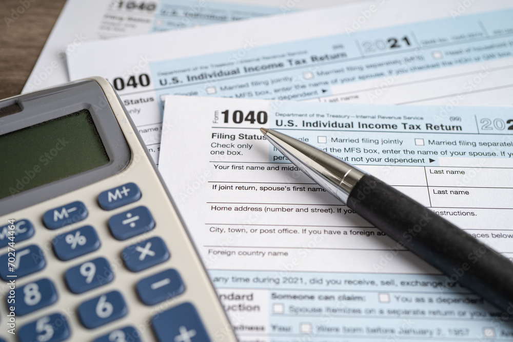 Form 1040, U.S. Individual Income Tax Return, tax forms in the U.S. tax ...