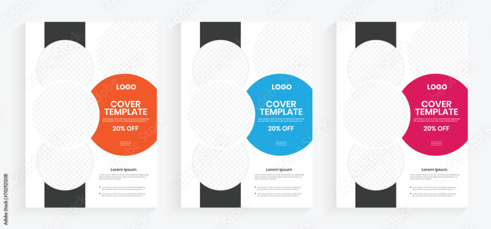 Brochure template a4 front page layout, corporate business marketing ...
