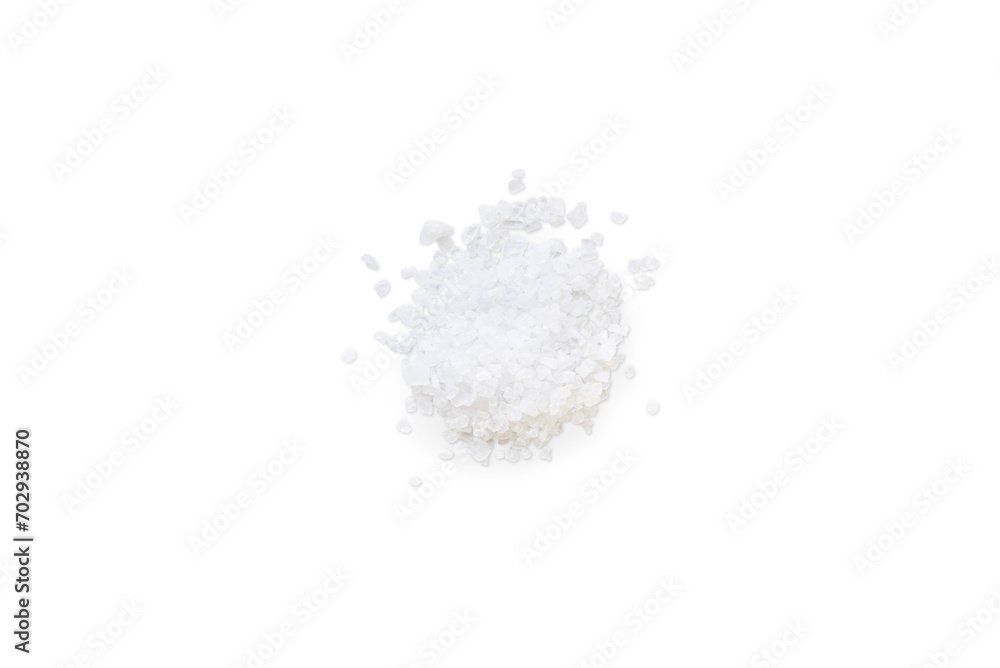 Heap of salt isolated on a transparent background with shadows from ...