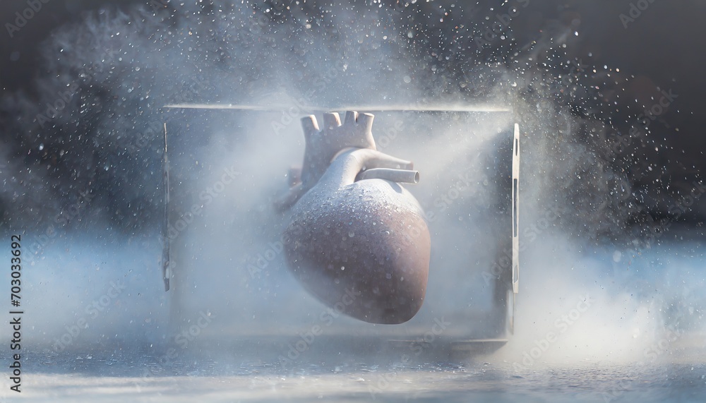 Photo Stock Valentines day background. Cryogenic Preservation of Vital ...