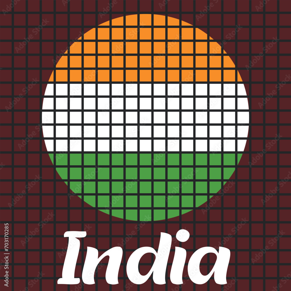 Pixelated Pride: A Vibrant Republic Day Celebration. Celebrate Indian ...