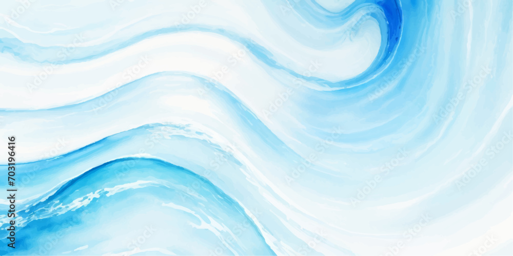 abstract soft blue and white abstract water color ocean wave texture ...