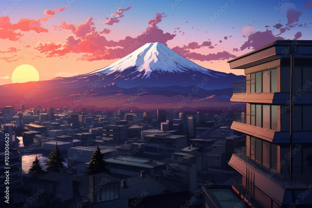 Add a touch of anime mystique to your project with a background ...