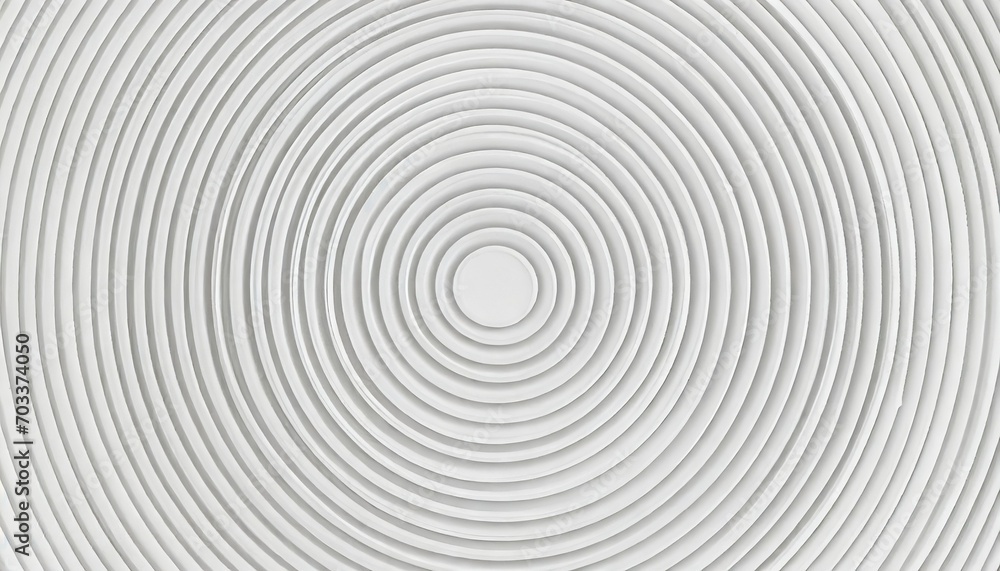 Concentric Linear Increasing Offset White Rings Or Circles Steps Background Wallpaper Banner