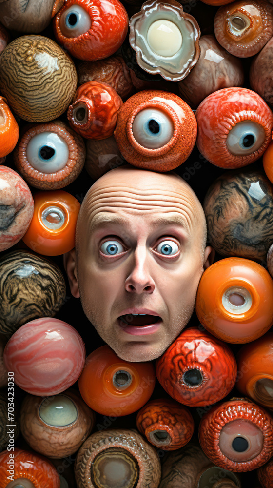 Illustration Stock ostraconophobia: an in-depth, ultra-realistic ...