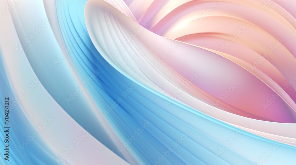 The fluid and flowing shapes of a close-up spiral seashell bring forth ...