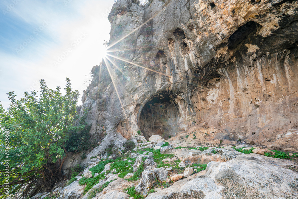 Adamkayalar (literally "man-rocks") is a location in Mersin, Turkey ...