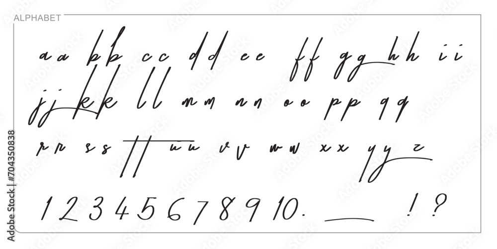 Alphabet Split Monogram, Split Letter Monogram, Alphabet Frame Font ...