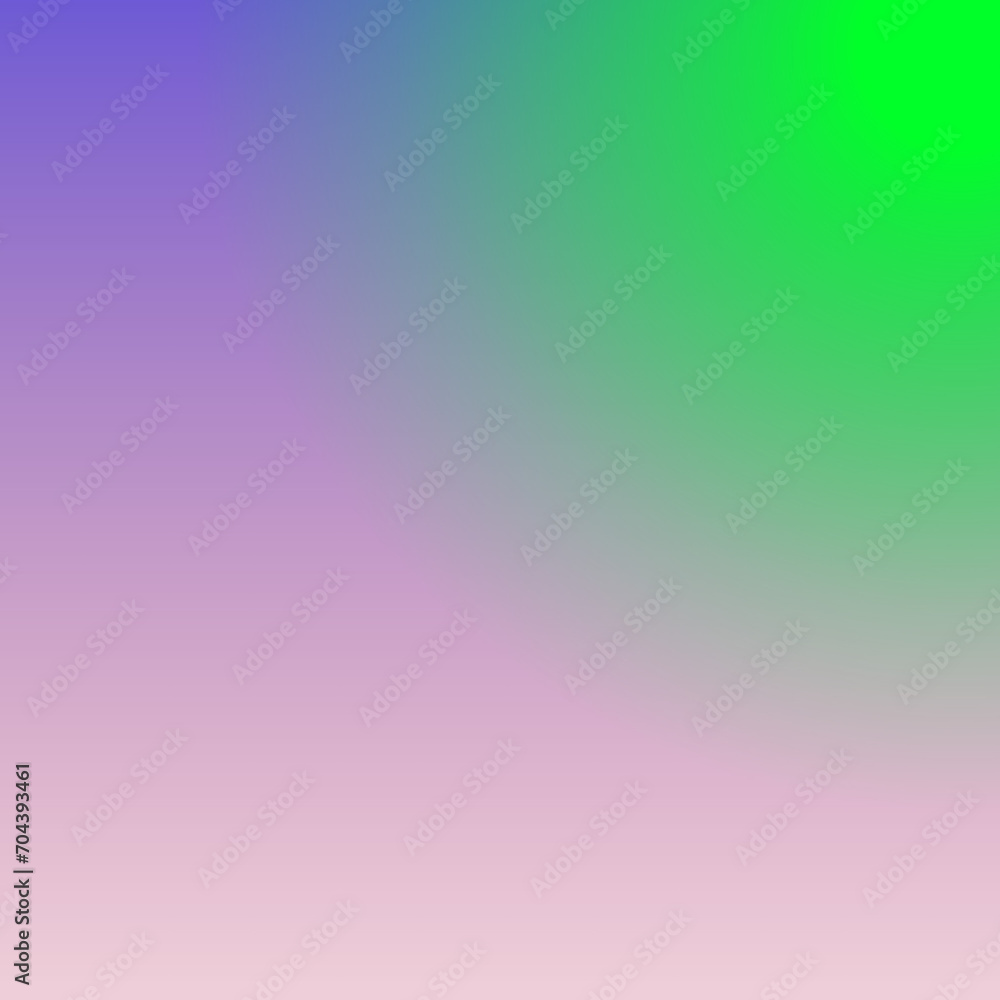 Purple gradient background with green gradients, blends subtle shading ...