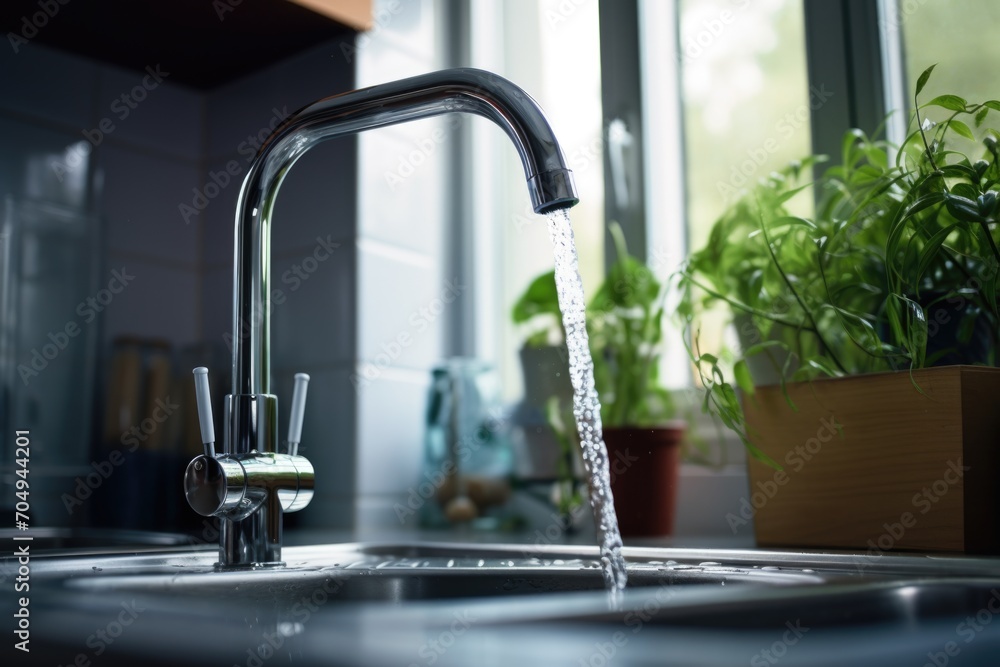 Water is pouring from the tap in the kitchen in the bathroom problems ...