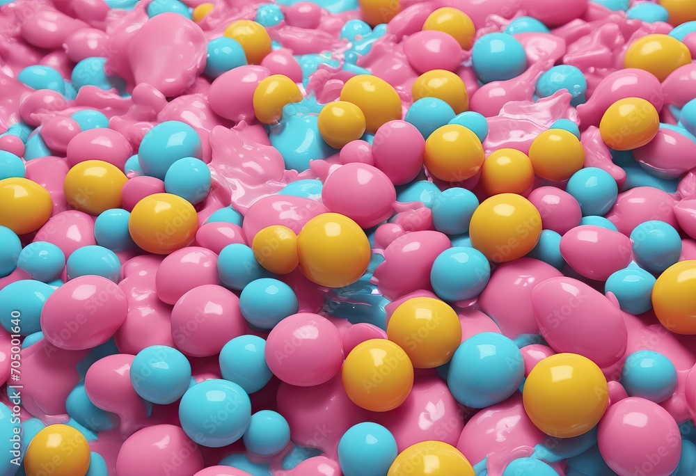 Abstract illustration of splash Burst off bubblegum Vector background ...