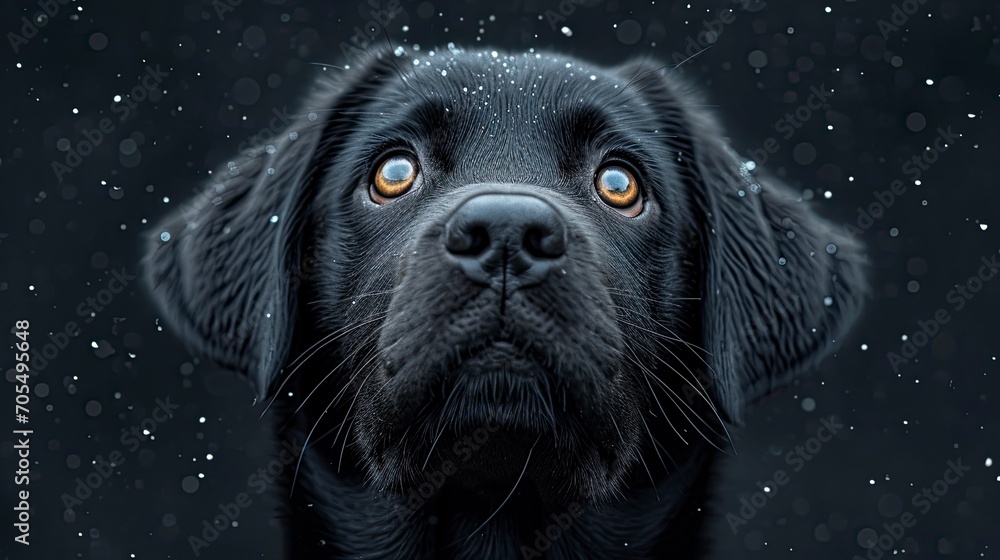 Funny Portrait Hungry Labrador Retriever Puppy, Desktop Wallpaper ...